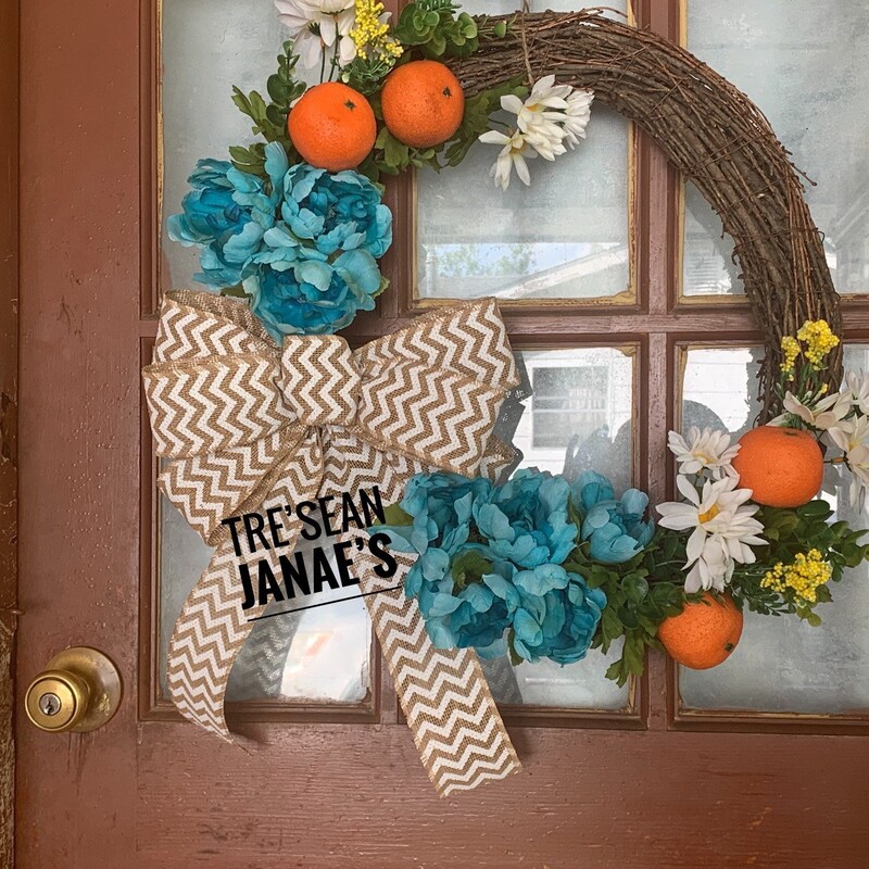 Springtime Wreath - Etsy