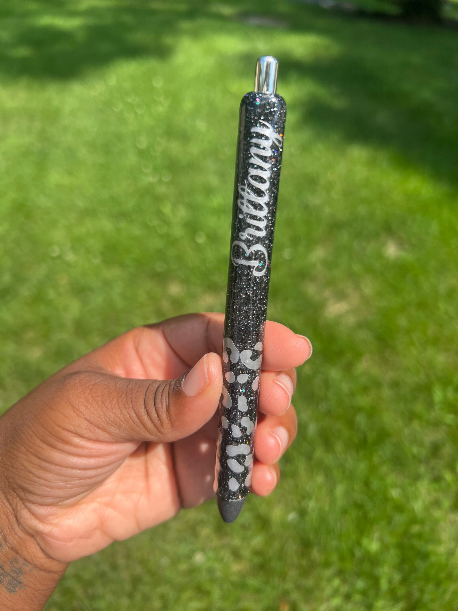 Glitter Pens Leopard Pens Glitter Leopard Pen Leopard - Etsy