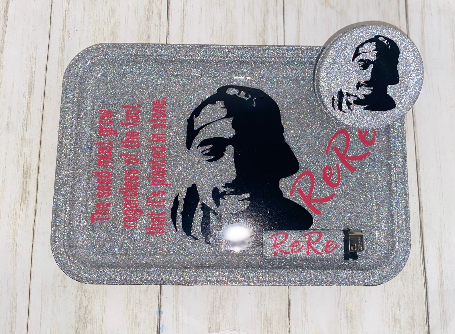 Rolling Tray Weed Tray Marijuana Rolling Tray Glitter Tray | Etsy