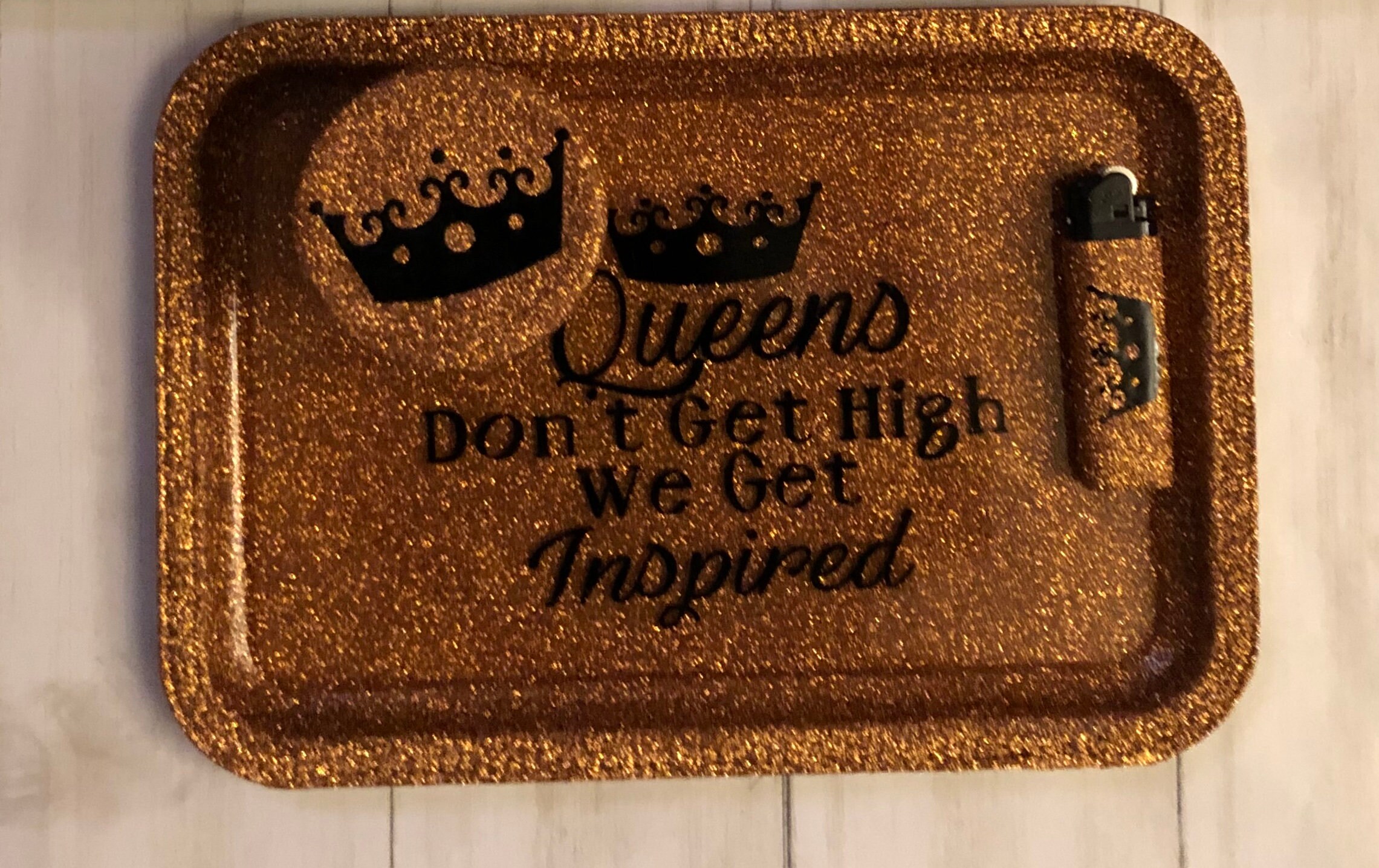 Rolling Tray Weed Tray Marijuana Rolling Tray Glitter Tray | Etsy