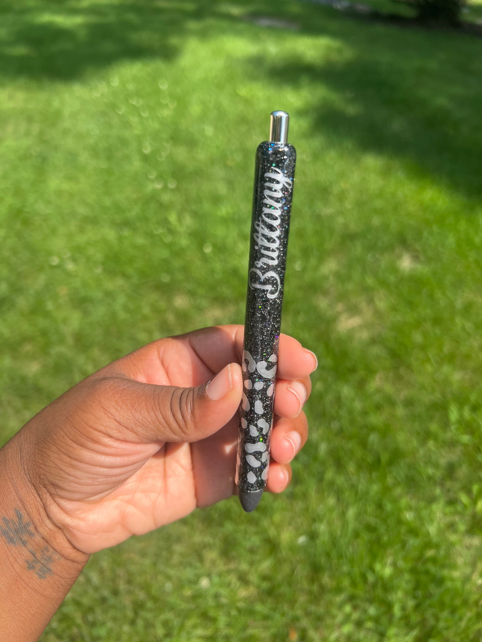 Glitter Pens Leopard Pens Glitter Leopard Pen Leopard - Etsy