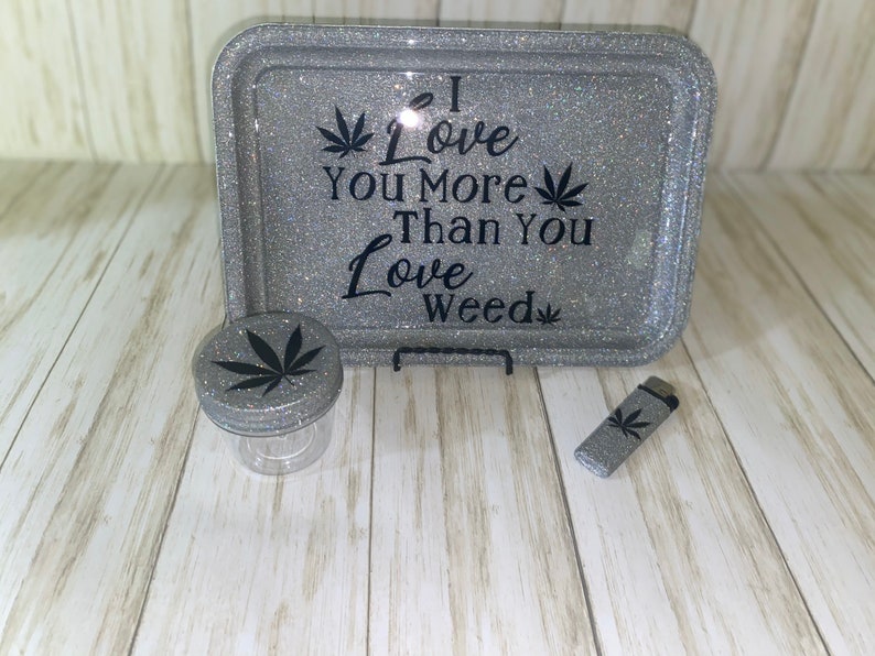 Rolling Tray Weed Tray Marijuana Rolling Tray Glitter Tray - Etsy