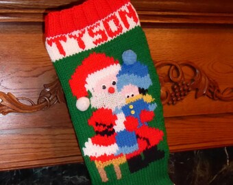 Knitted Christmas Stocking Kit all I Want for | Etsy