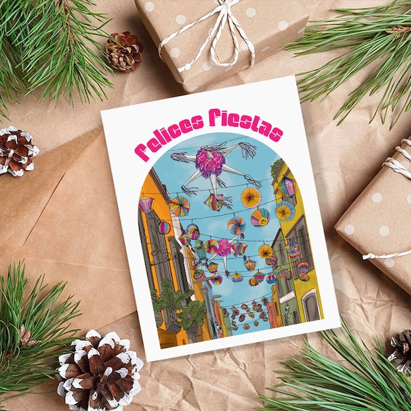 Spanish Holiday Card - Etsy
