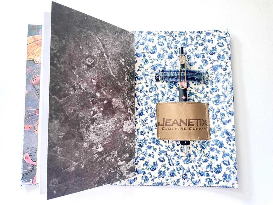 Blue Denim Jeans Journal. (notebooks Are Included) but ( Pen Not ...