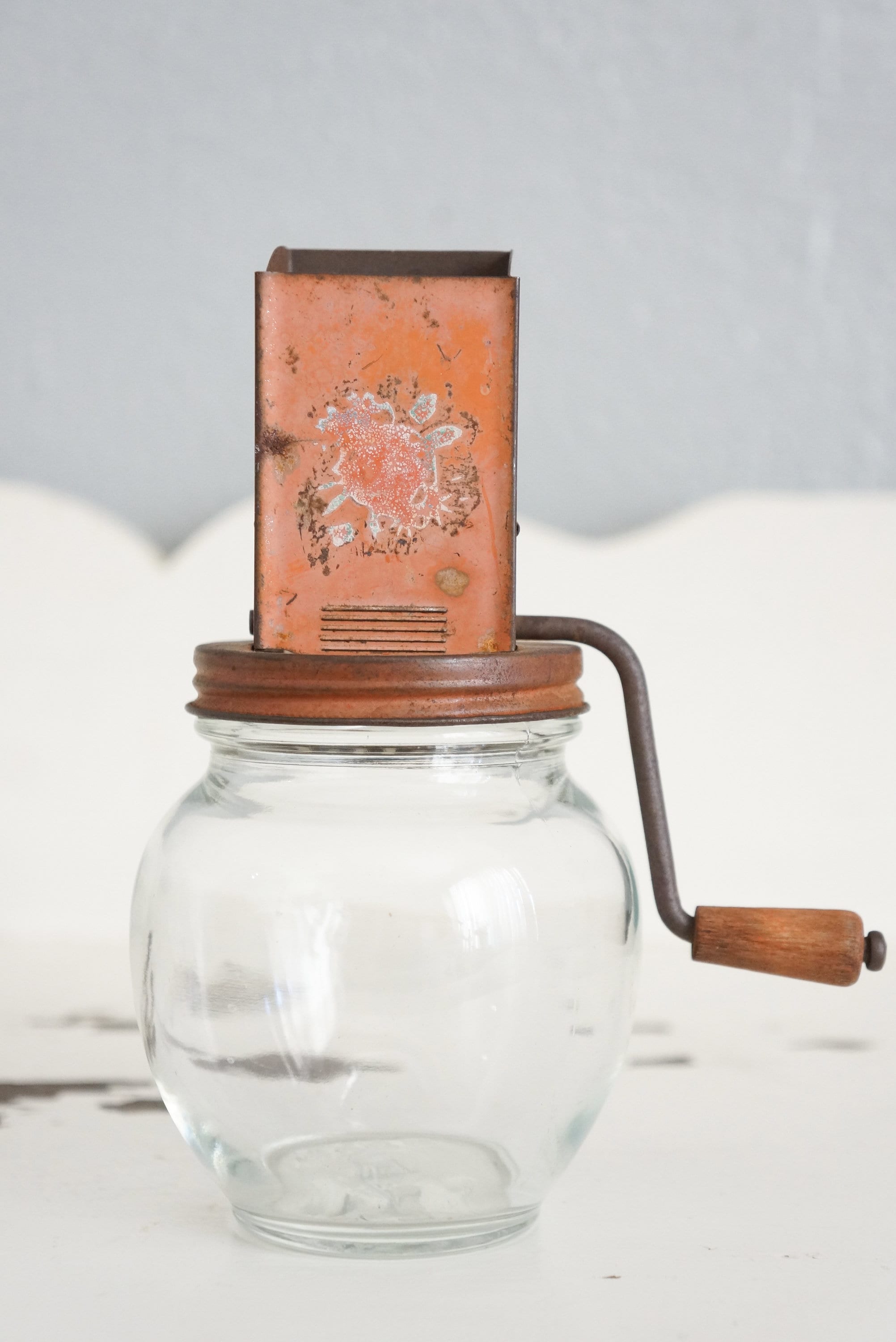 1940s Hazel Atlas Nut Grinder With Glass Jar 40s Hazel Atlas - Etsy