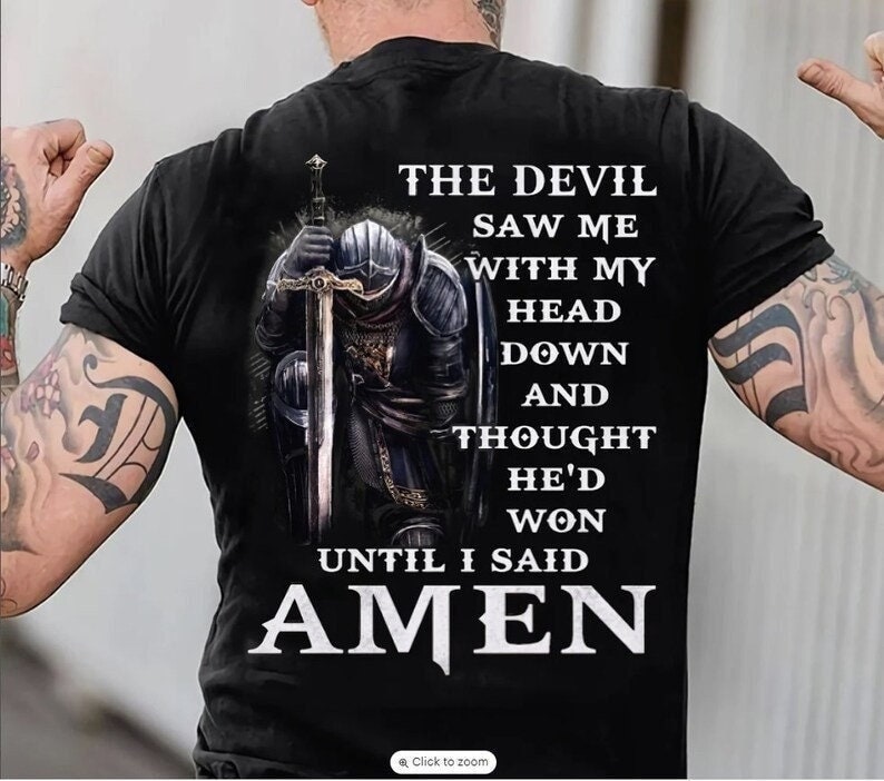 The Devil Saw Me With My Head Down and Though He'd Won Until I Said ...