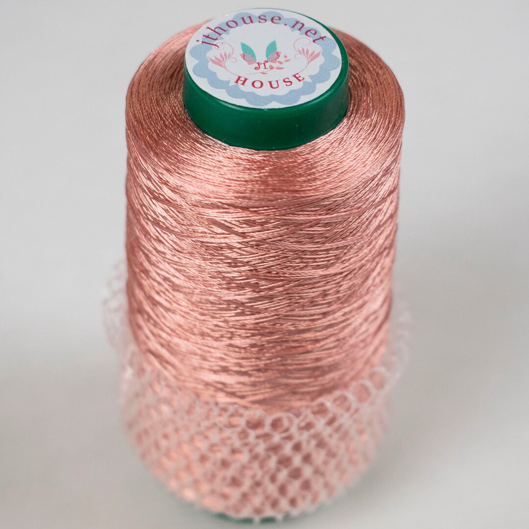 Hilo JThouse "Viscosa Italiana". Color 1649, Salmón Rosado. Peso por ...