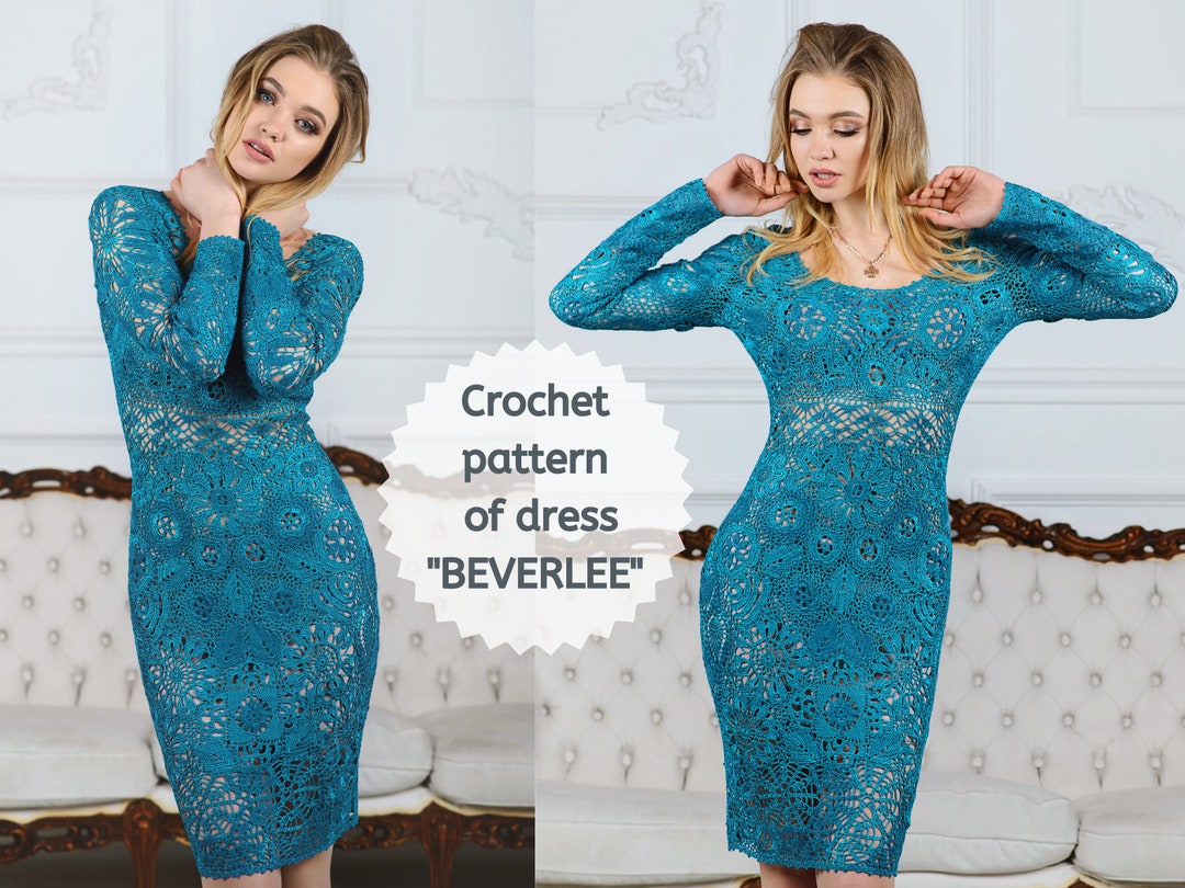 Crochet Dress Pattern. Crochet Video Tutorial Dress. PDF Tutorial and ...