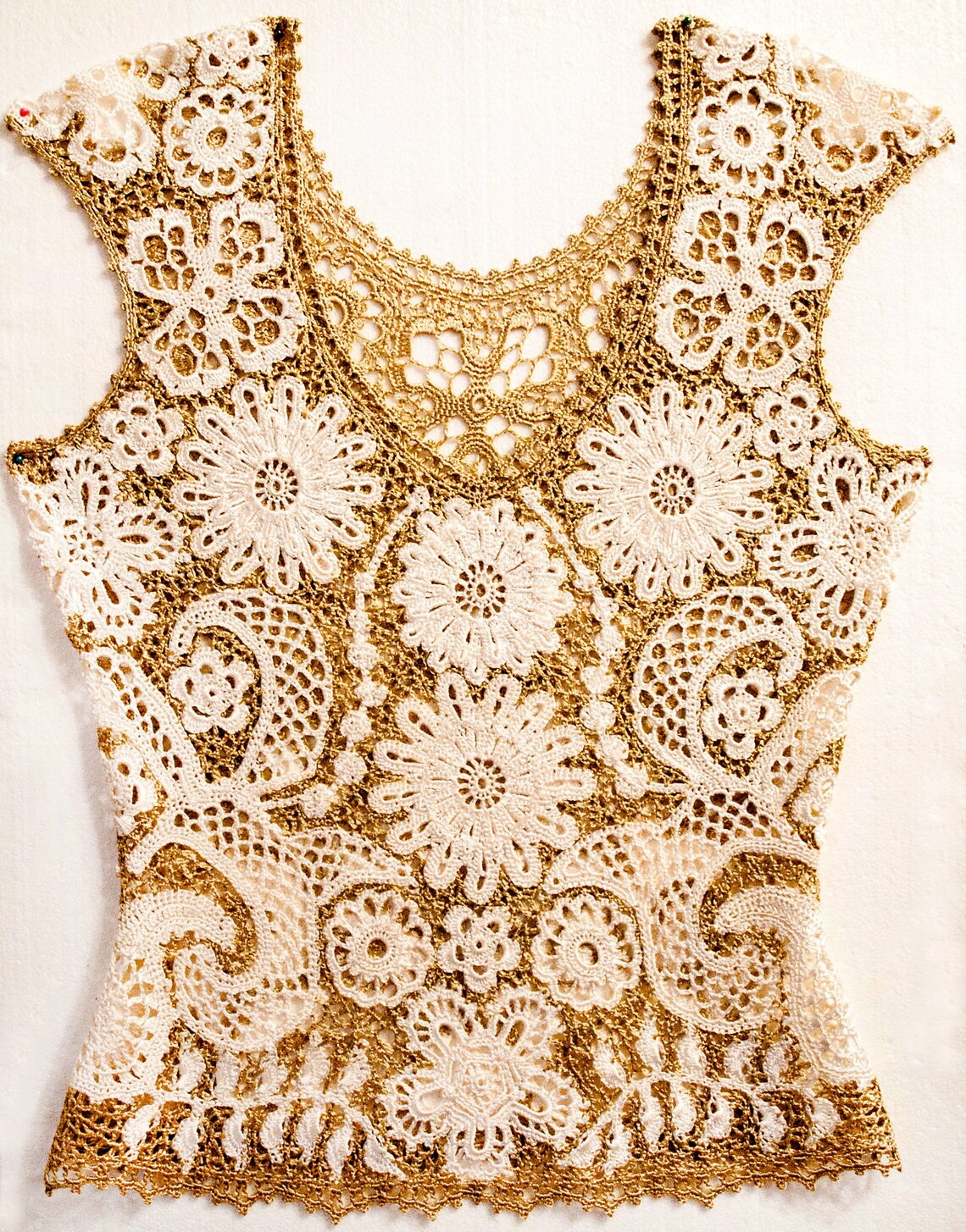 Irish Lace Crochet Tutorials: Elina Top Pattern+video Course | Secrets ...