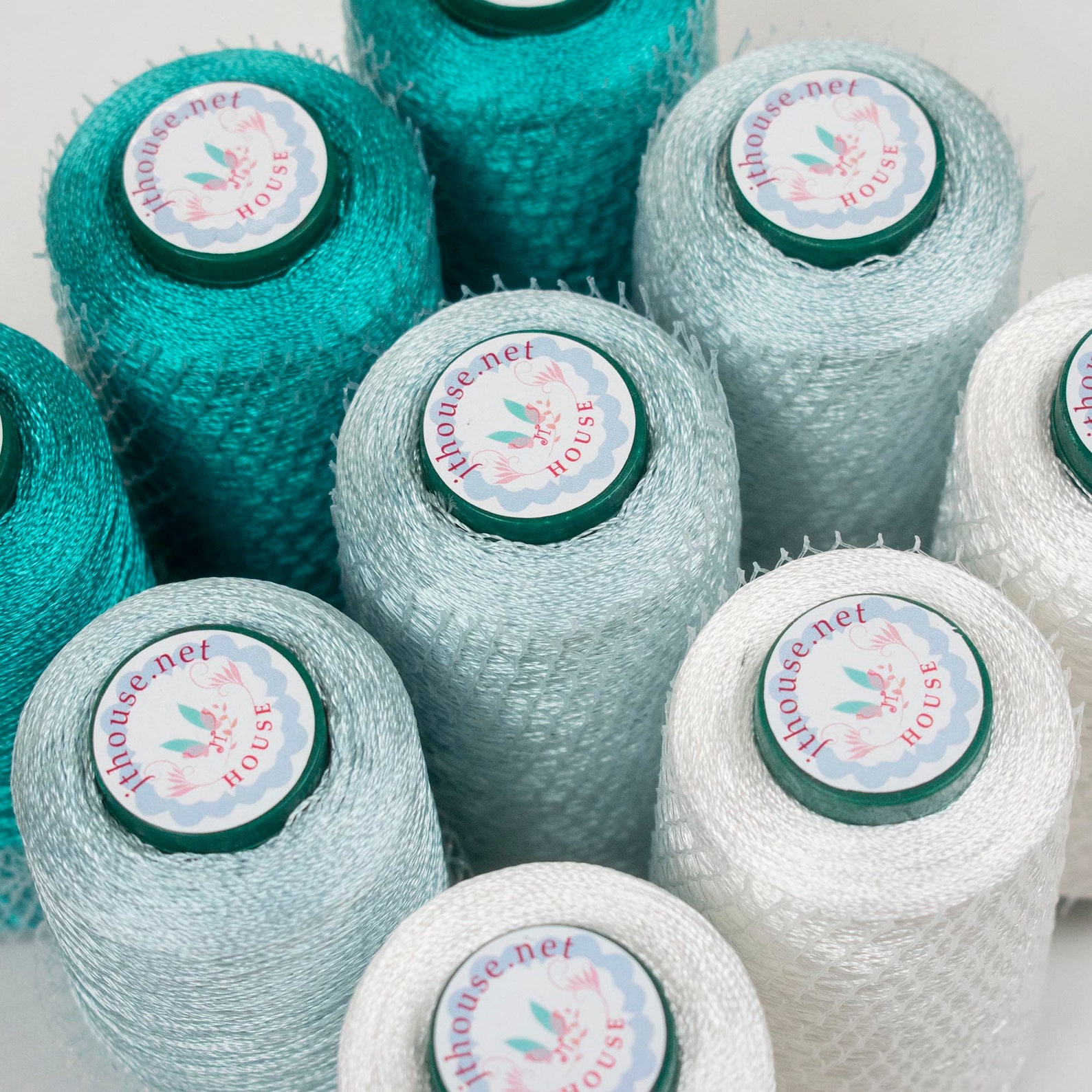 Crochet Yarn, Italian Viscose, Silk Yarn. 900 Grams Kit. 100 Grams ...