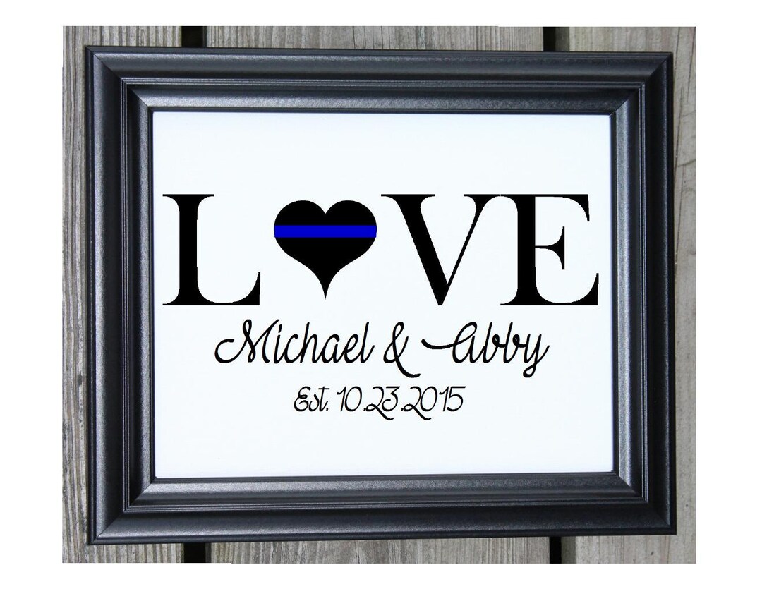 Police Love Cotton Print | Police Couple | Police Officer | Police ...