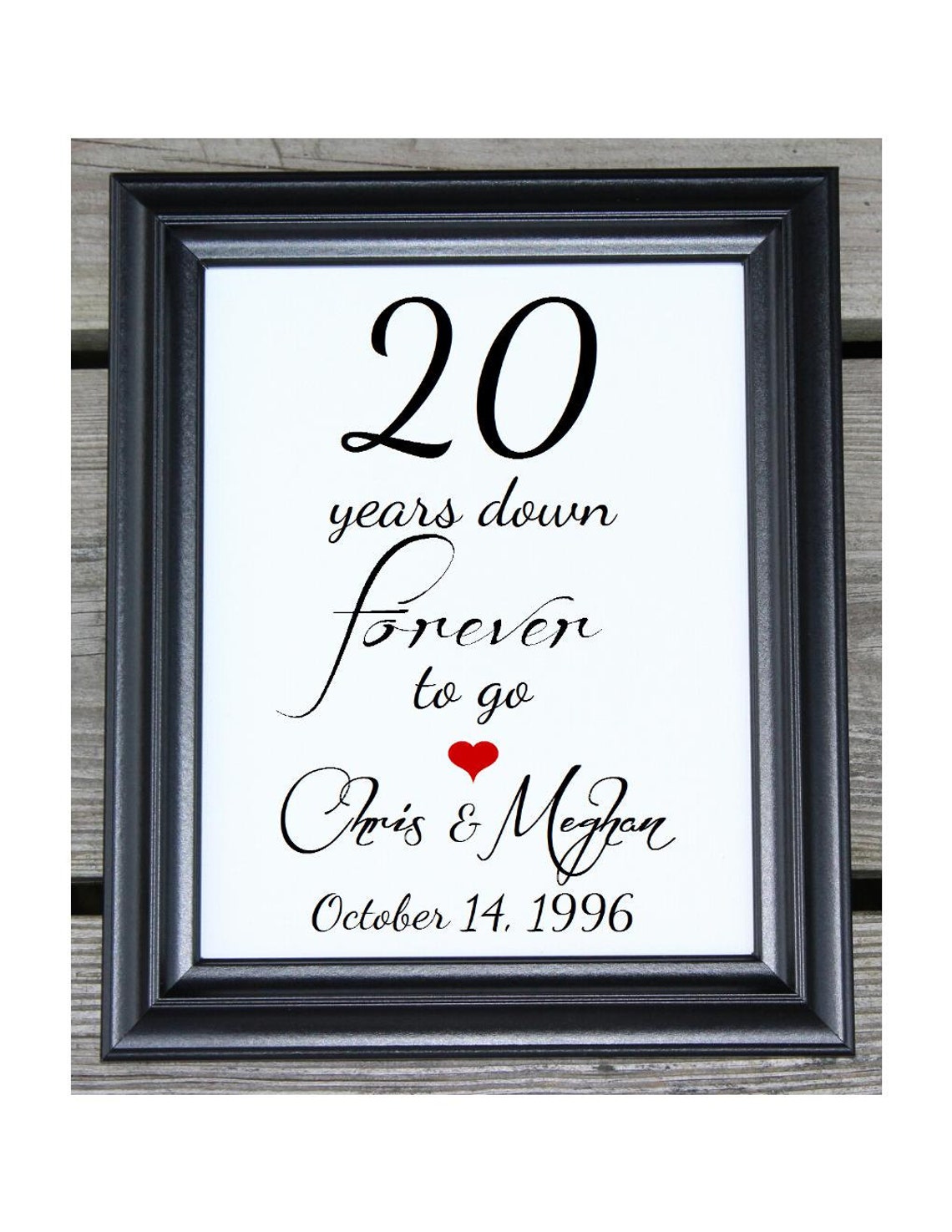 20 Years of Marriage | 20 Years Down | 20 Year Anniversary | 20th ...
