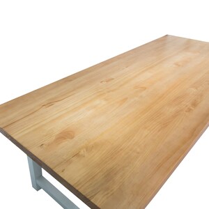 Modern Square Rustic Design Chunky Solid Light Ash Colour Wood - Etsy UK