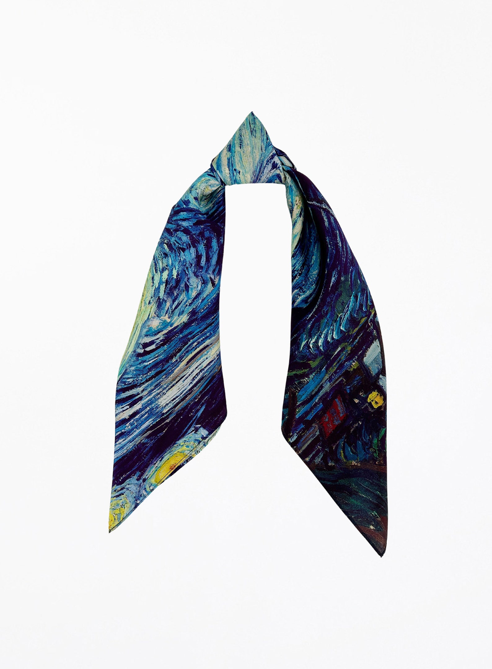 Starry Night Silk Scarf - Etsy