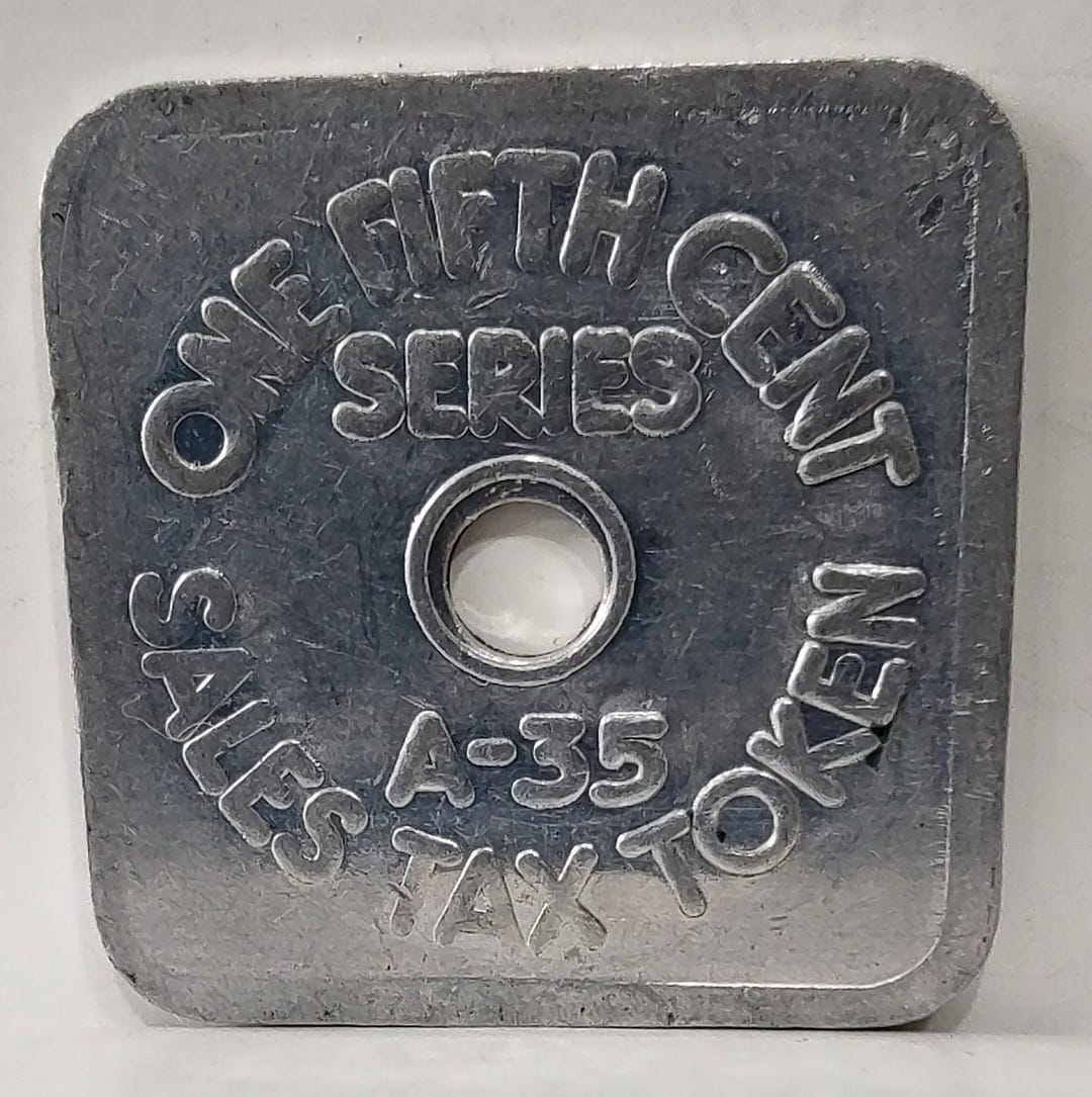 Colorado 2 Mill Tax Token: Depression-era Aluminum Sales Tax Coin - Etsy