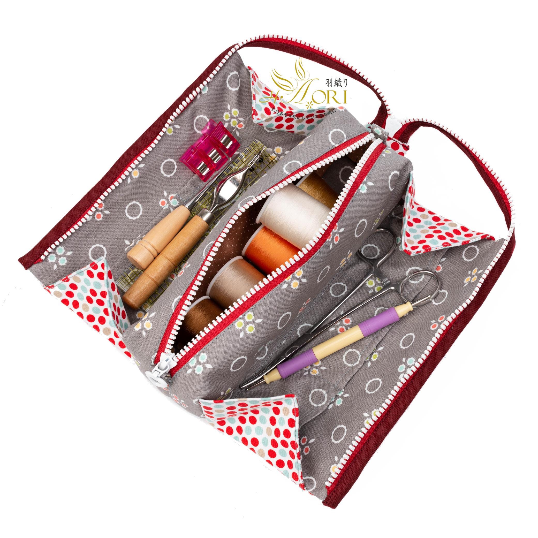 Double Layer Zipper Pouch - Etsy