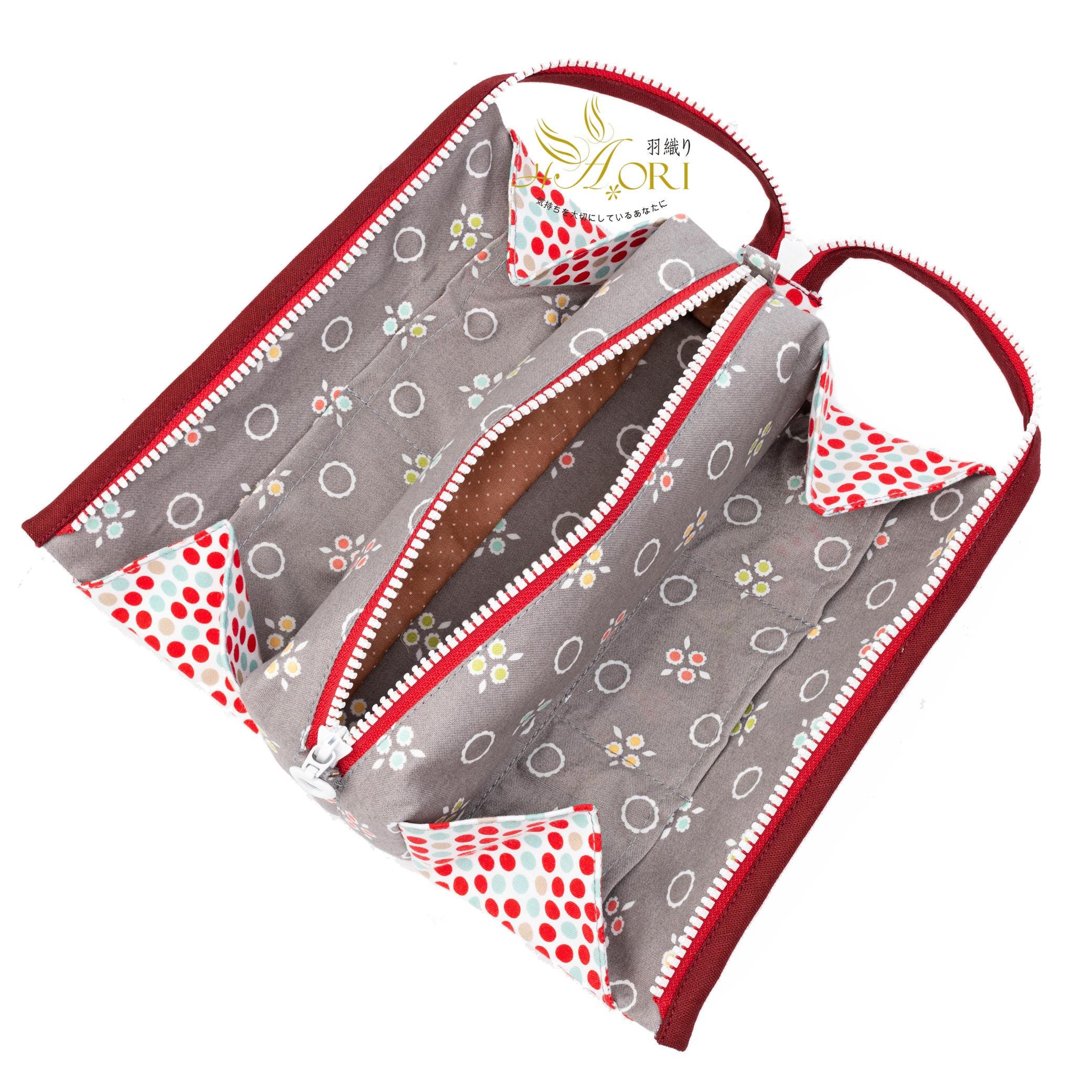 Double Layer Zipper Pouch - Etsy