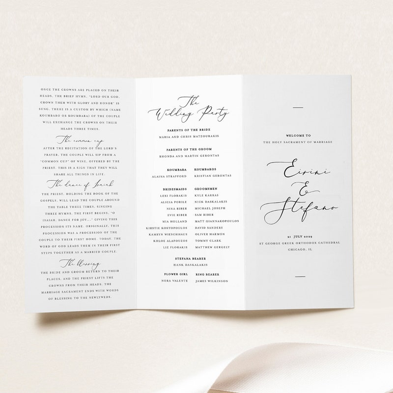 Folded Program - Etsy
