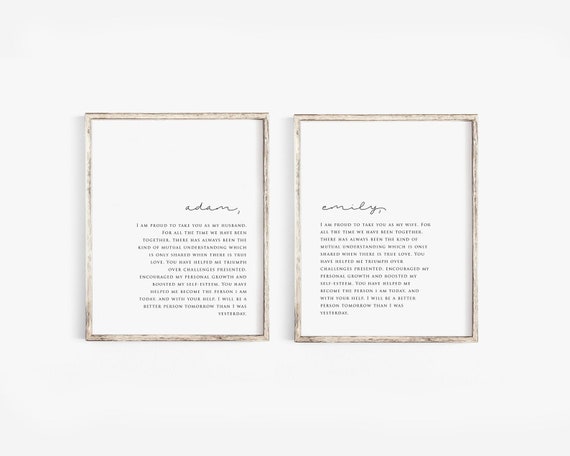 Editable Template Instant Download Flow Script His and Hers | Etsy