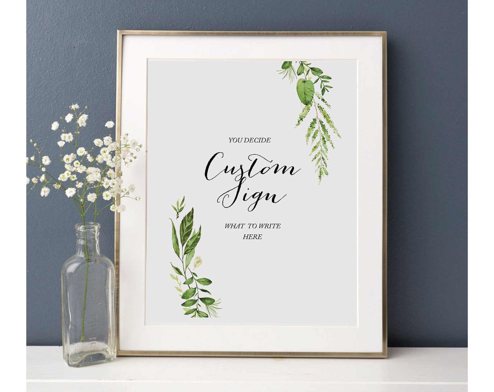 Custom Wedding Sign Template Printable 100% Editable Create - Etsy