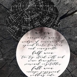 Celestial Menu Template, Galaxy Menu, Constellation Chart Wedding Menu ...