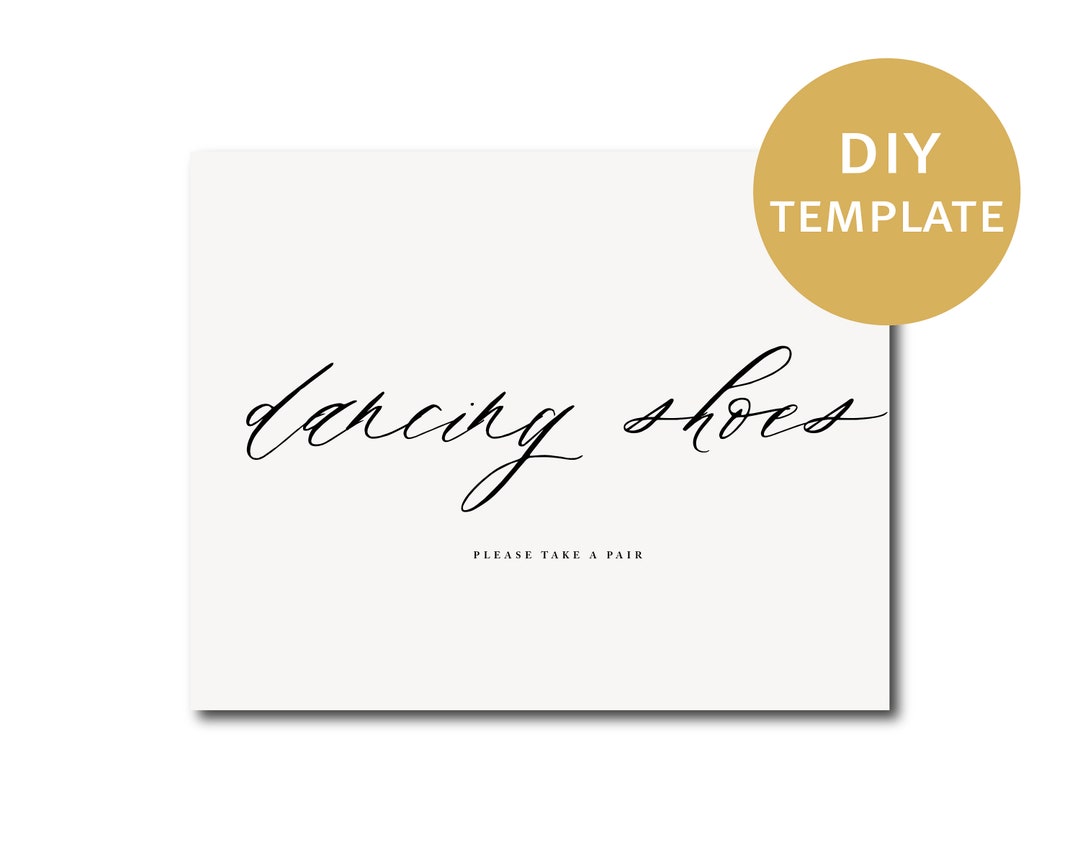 Dancing Shoes Sign, Dancing Feet Sign, Wedding Dancing Poster, Dancing ...