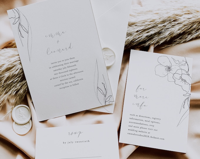 Wedding invitation ideas - Etsy