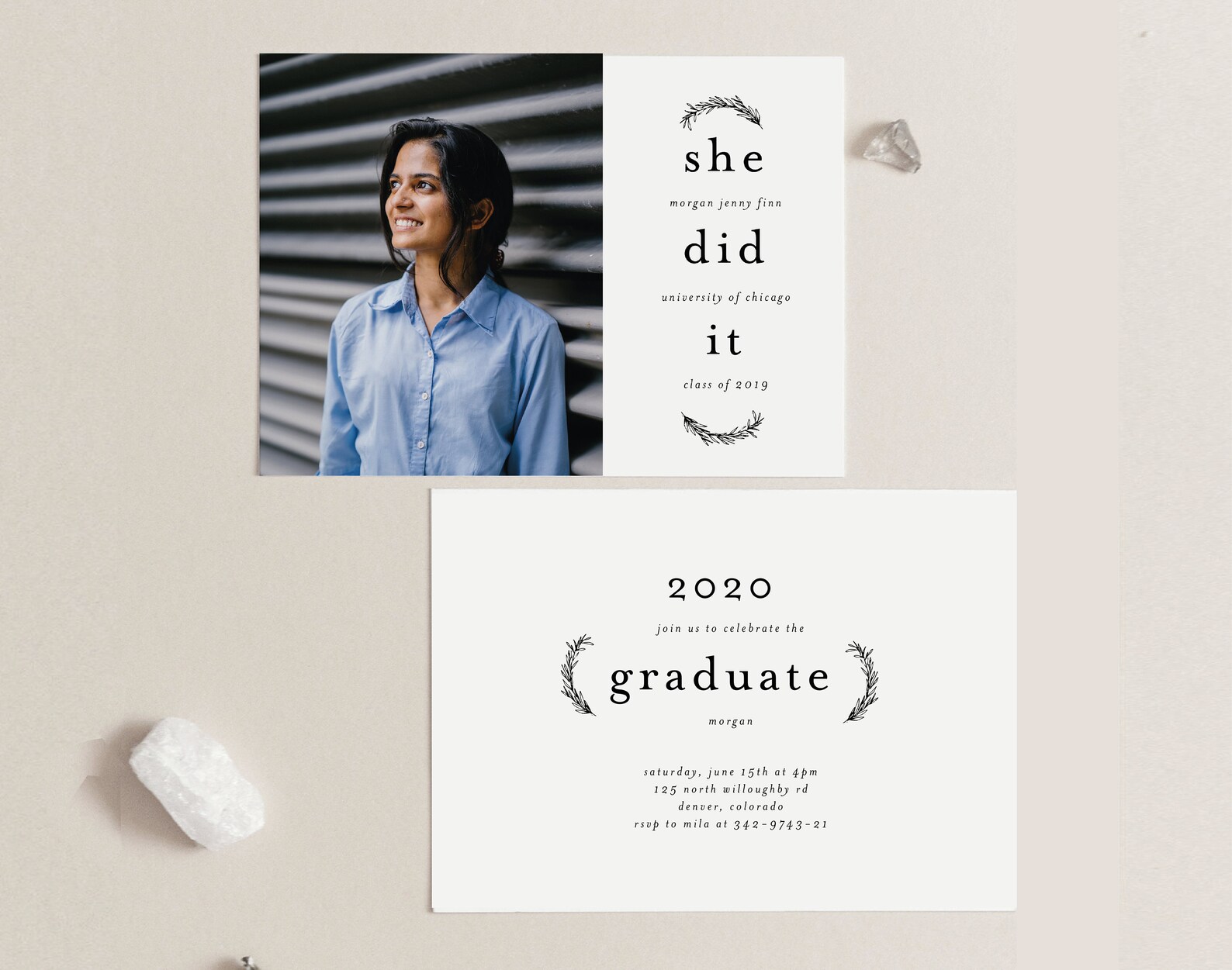 Editable Graduation Photo Template Instant Download 2022 - Etsy