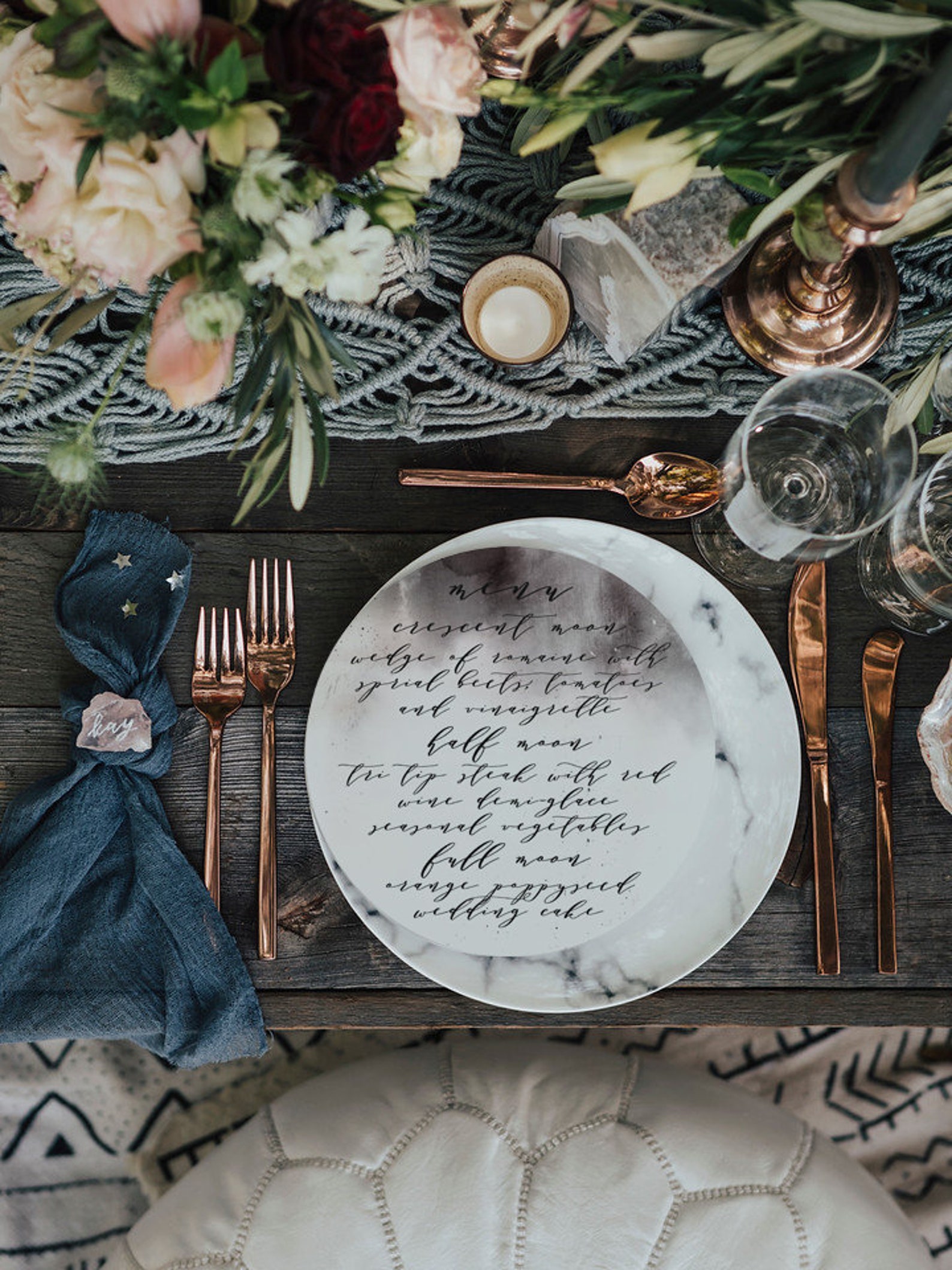 Constellation Wedding Menu, Zodiac Menu Cards, Starry Night Table Decor ...