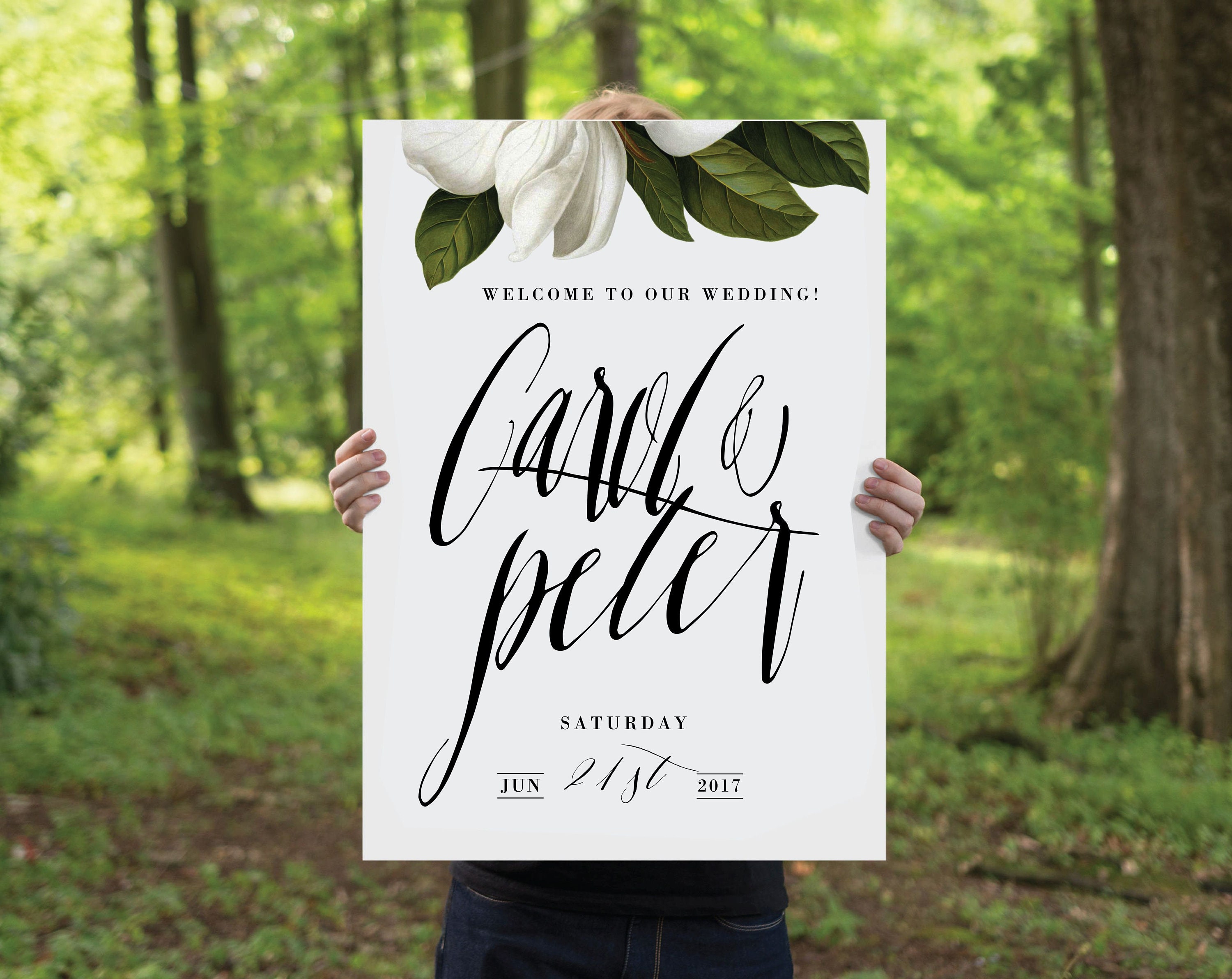 Printable Wedding Welcome Sign Template Wedding Welcome | Etsy