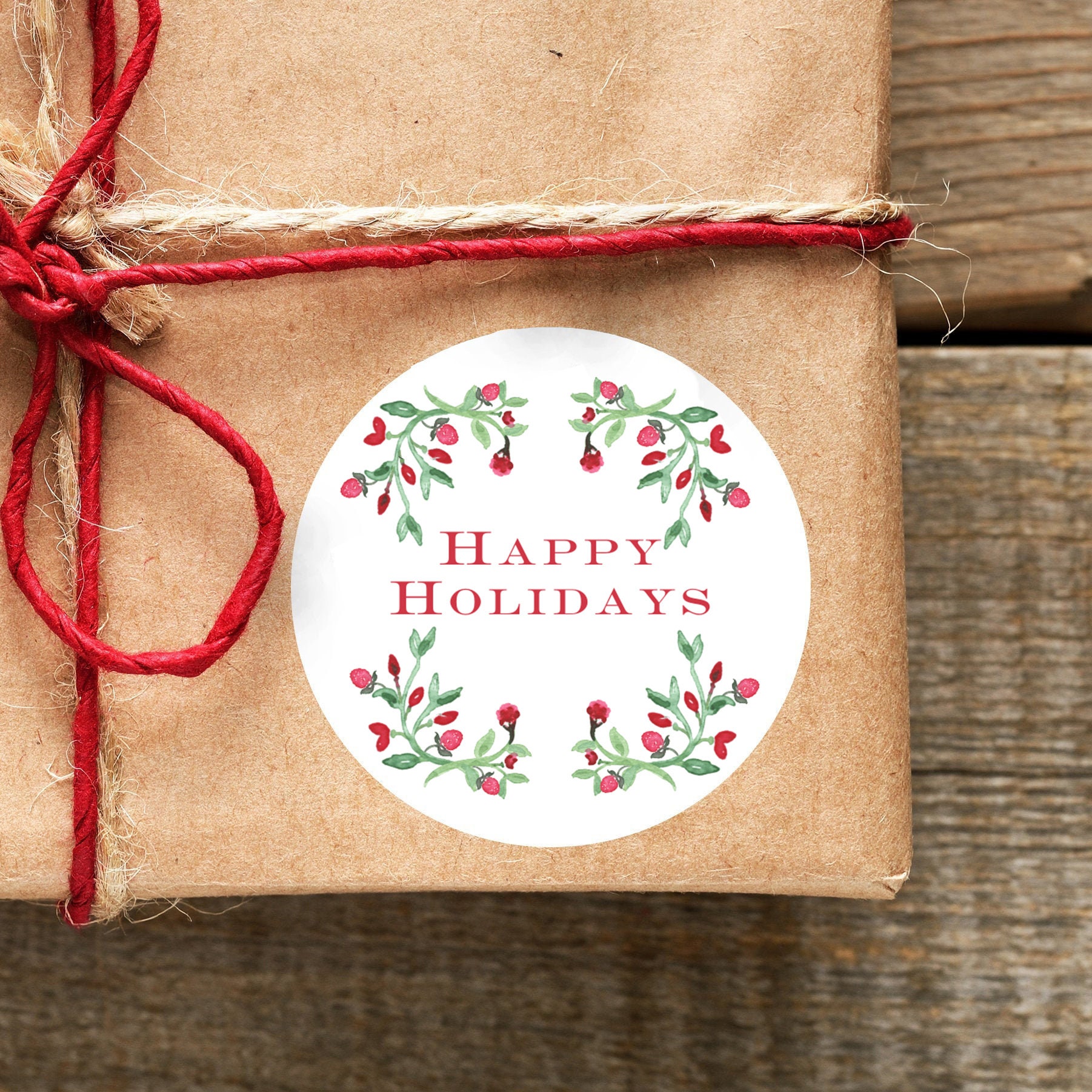 Christmas Cookie Tags, Merry Christmas & Xmas Gift Tags, Round Favor ...