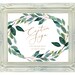 Horizontal Leafy Wreath Sign Greenery Custom Sign Your Text - Etsy