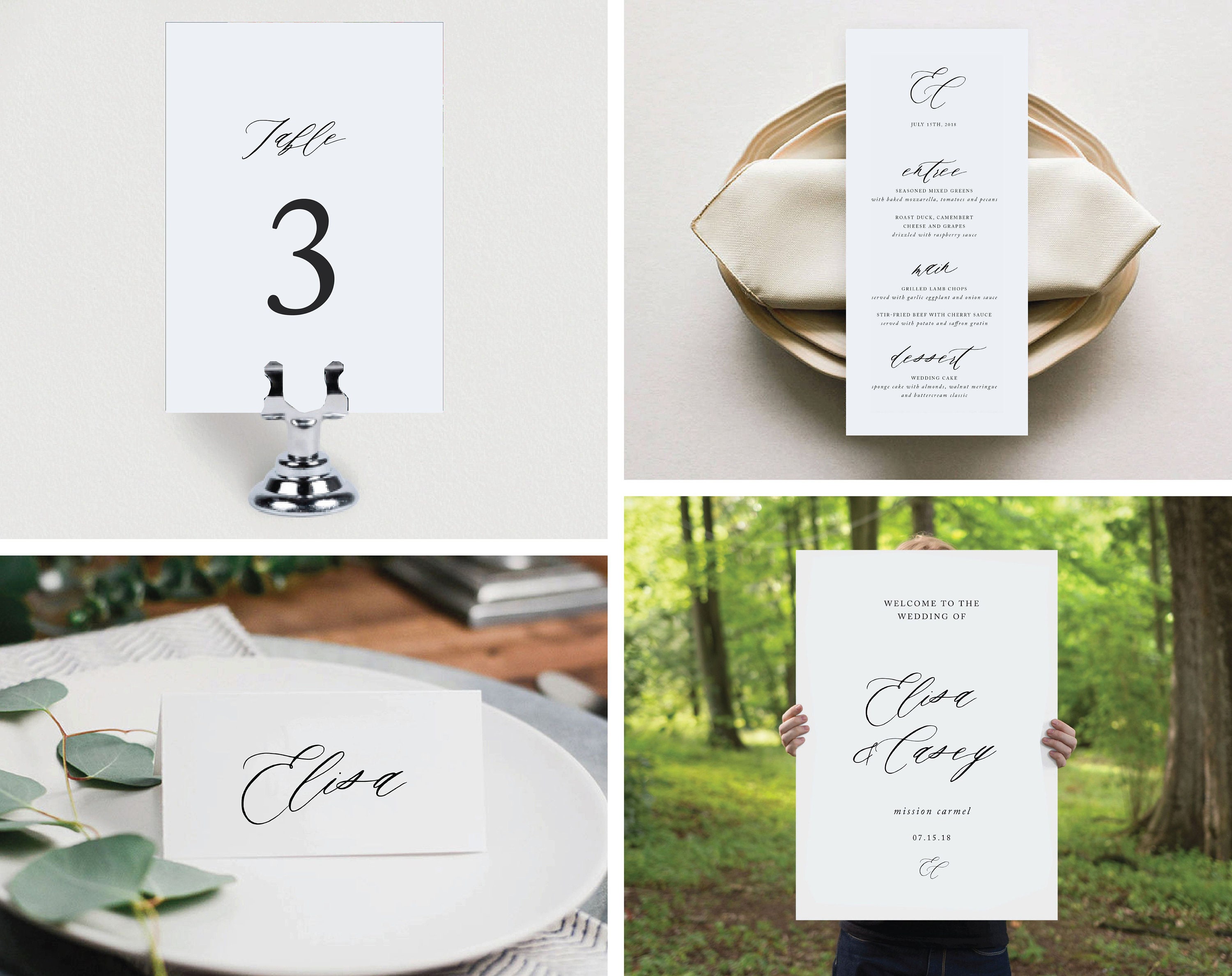 Printable Order of Events Sign Ceremony Order of Events | Etsy