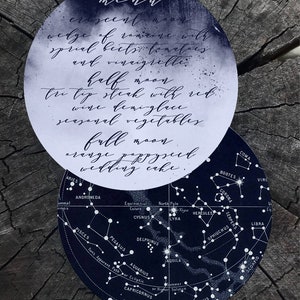 Constellation Wedding Menu, Navy Blue Star Celestial Menu Cards, Starry ...