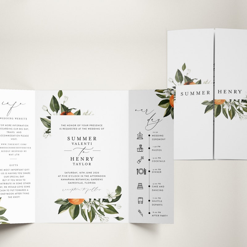 Folding Invitation - Etsy