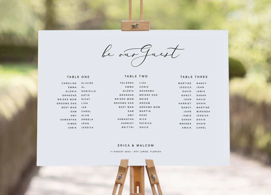 Editable Seating Plan, Banquet Seating Chart, Long Tables Seating Plan ...