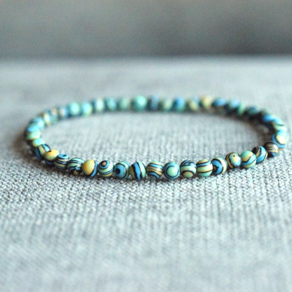 Blue Beads Bracelet - Etsy