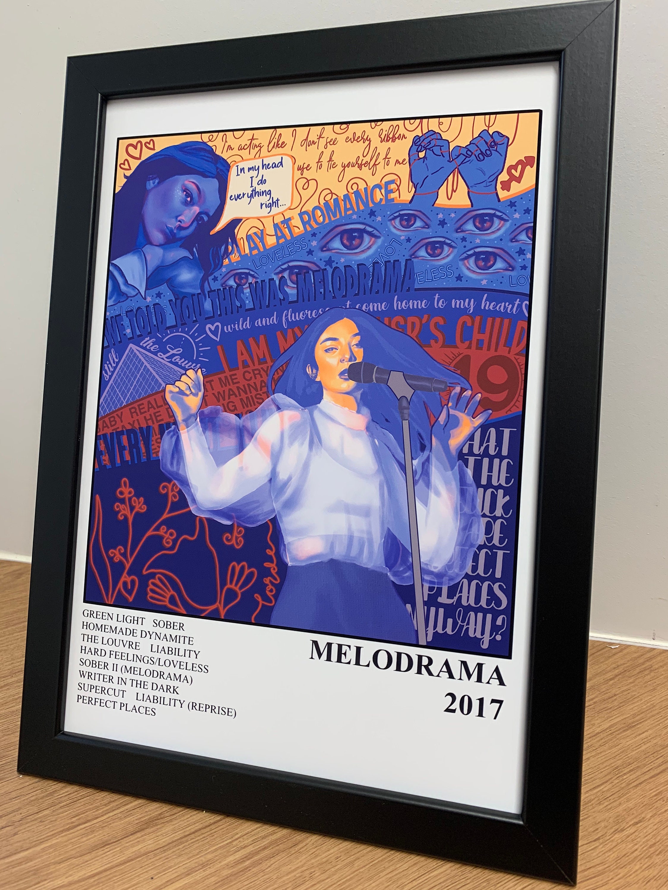 Lorde Melodrama Album Art - Etsy UK