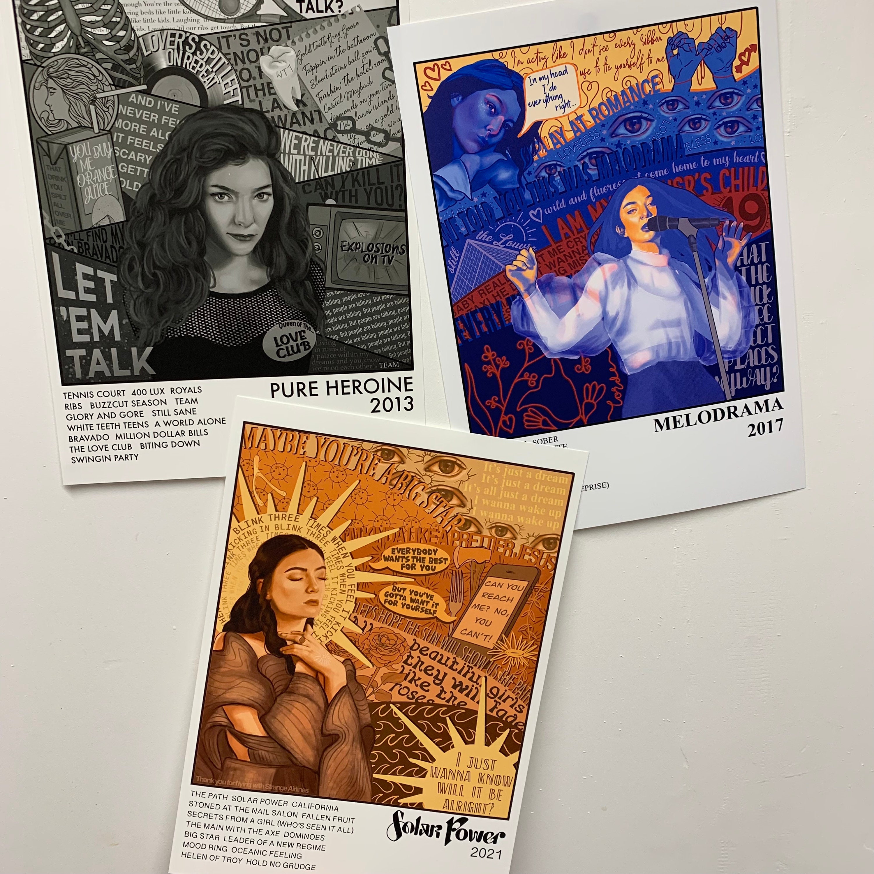 Lorde Solar Power Art Print | Etsy