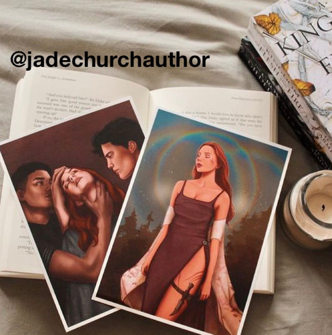 From Blood and Ash Kieran Hawke Poppy Fine Art Print | Etsy