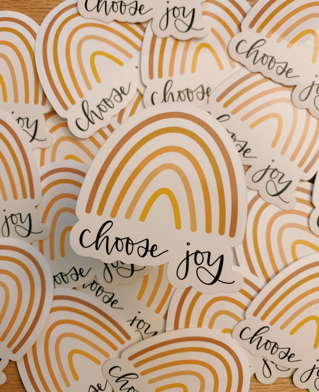 Rainbow Sticker, Choose Joy Sticker - Etsy