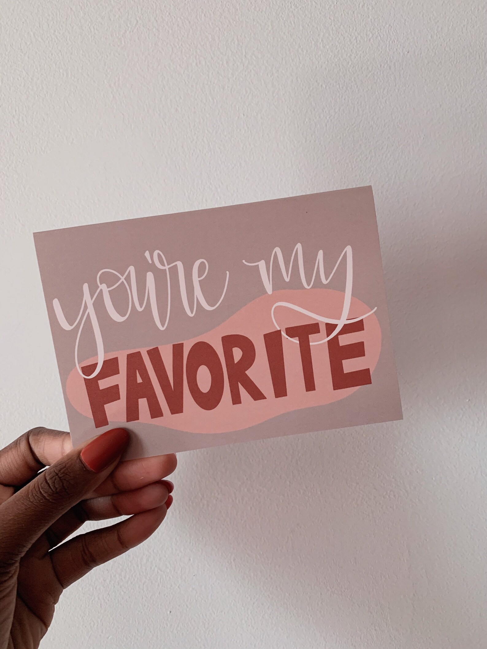 Youre My Favorite Card Valentines Day Card Thinking of You | Etsy