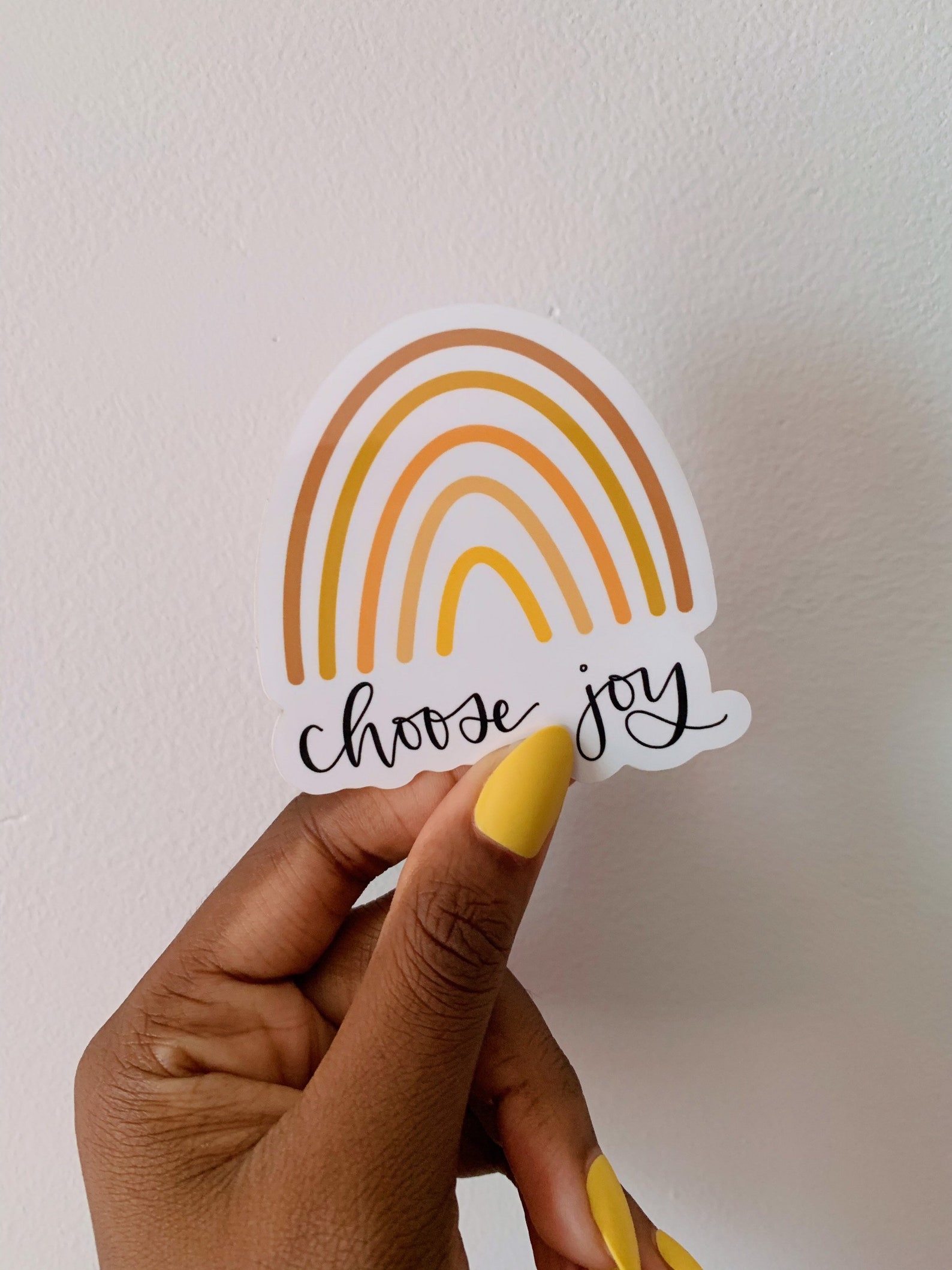 Rainbow Sticker Choose Joy Sticker | Etsy