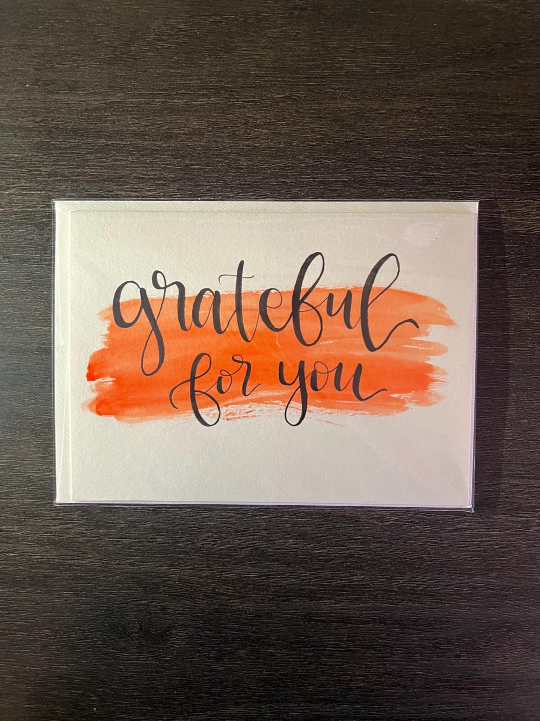 PREMADE Grateful for You Card With Envelope - Etsy