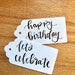 Birthday & Celebration Gift Tags, Party Favors - Etsy