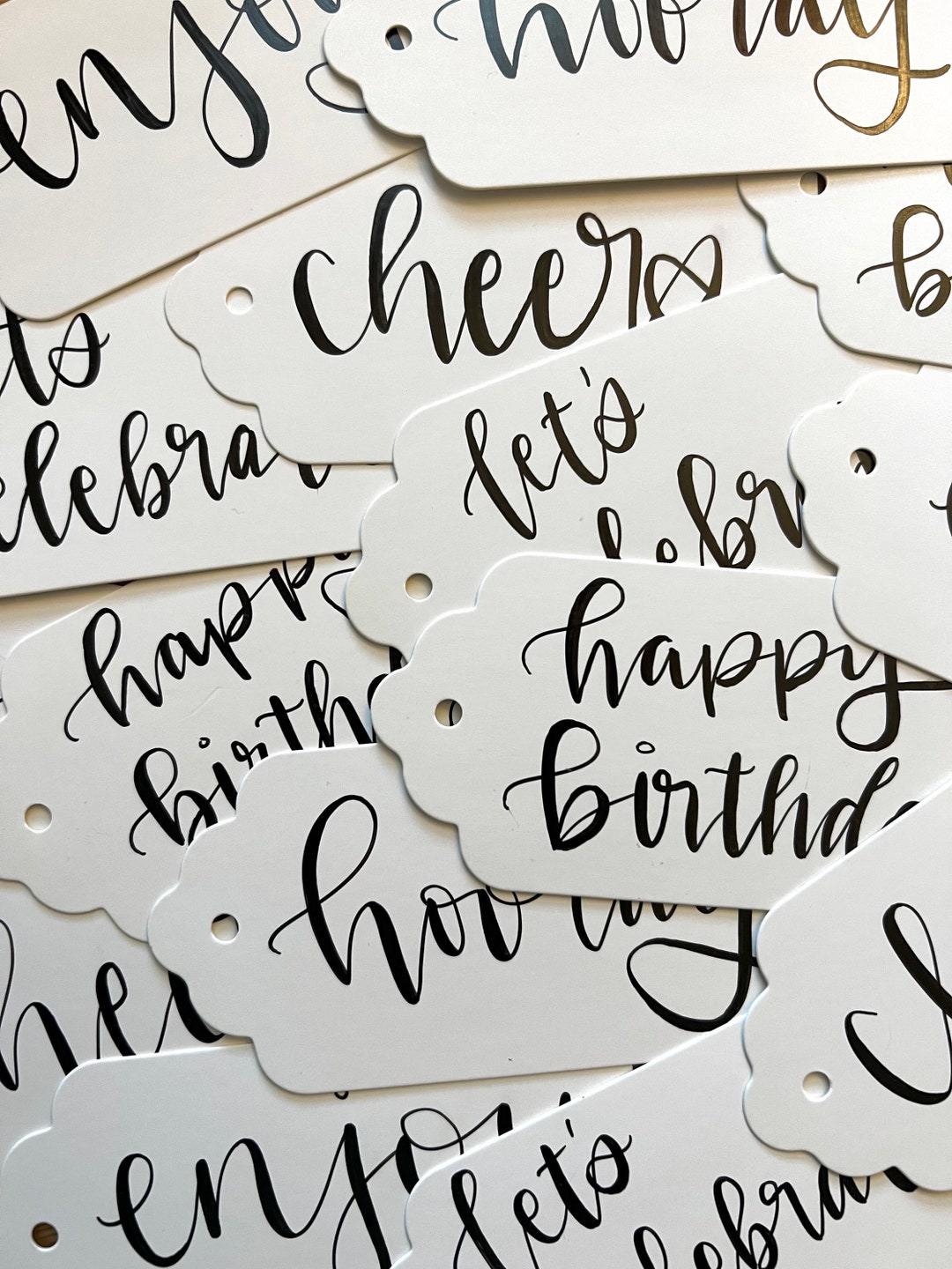 Birthday & Celebration Gift Tags, Party Favors - Etsy