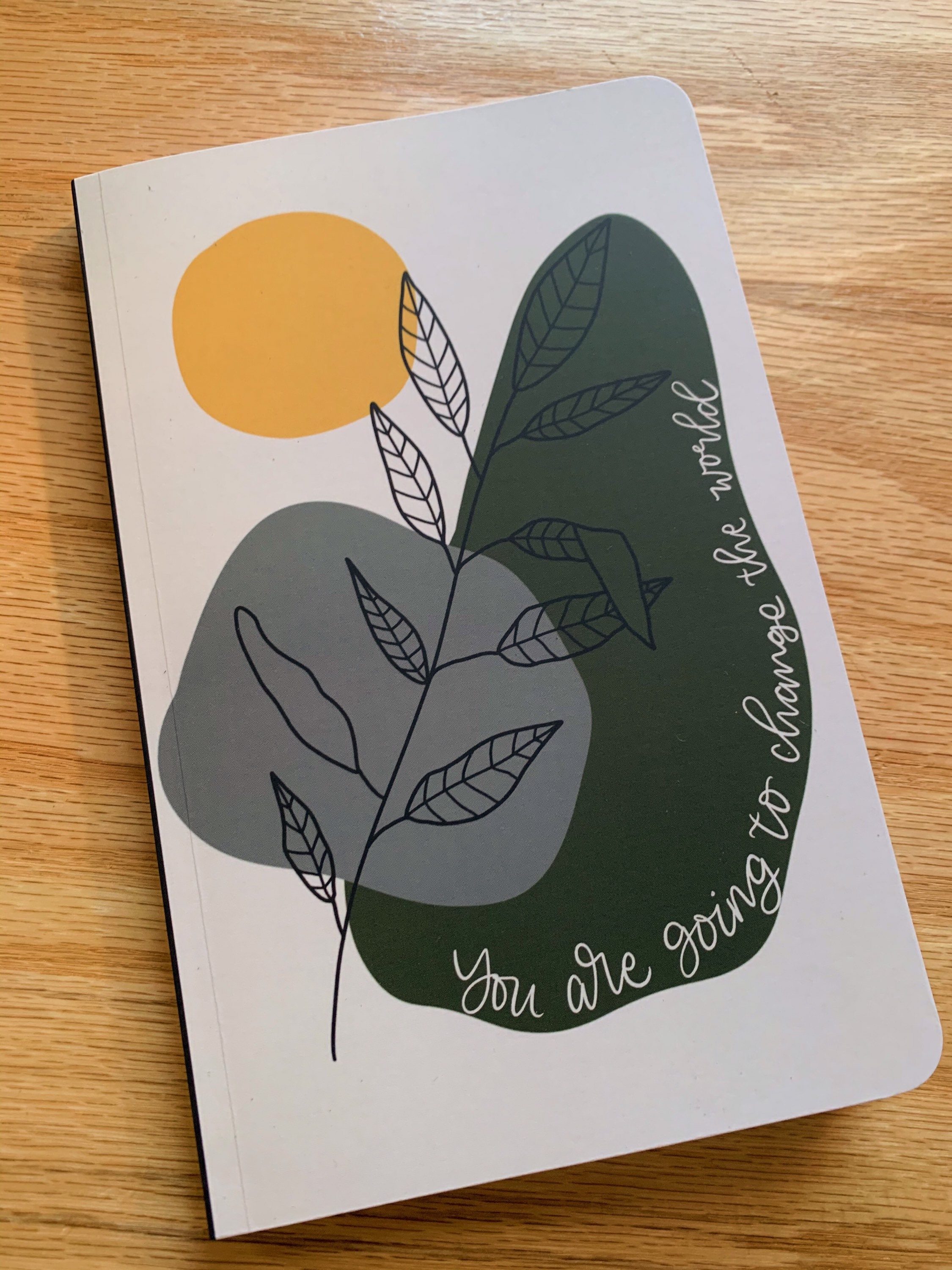 Inspirational Quote Journal You Are Going to Change the World | Etsy