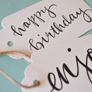 Birthday & Celebration Gift Tags Party Favors | Etsy