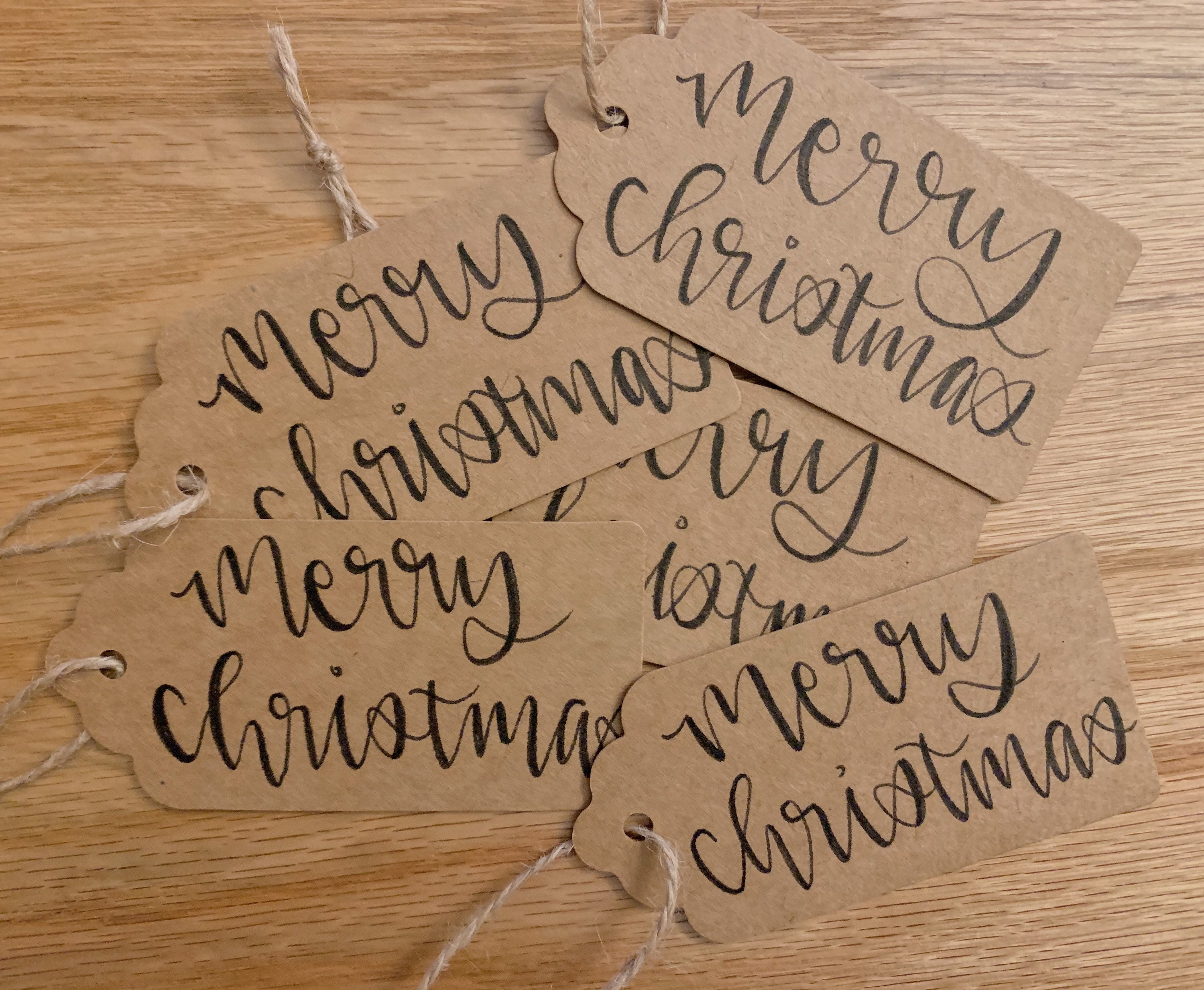 Merry Christmas Gift Tags - Etsy